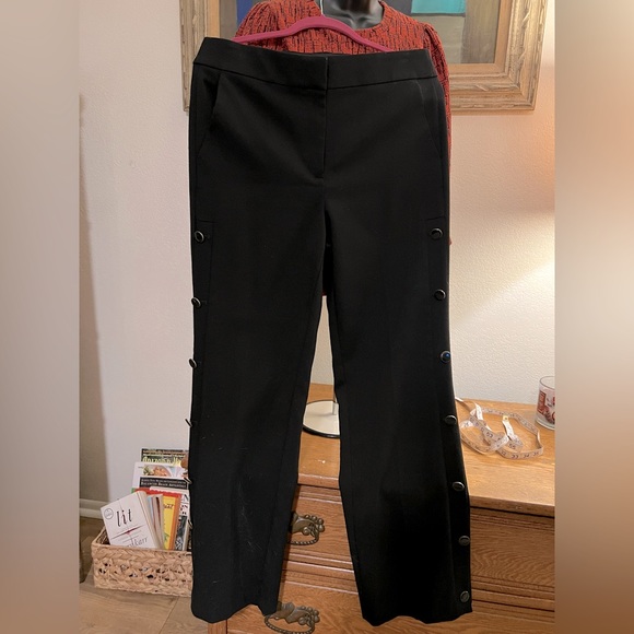 LOFT | Pants & Jumpsuits | Loft Marisa Trouser With Side Buttons | Poshmark